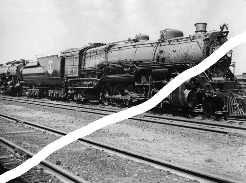Great Northern Locomotive #2117, 2-10-2 Truck Configuration, High ...