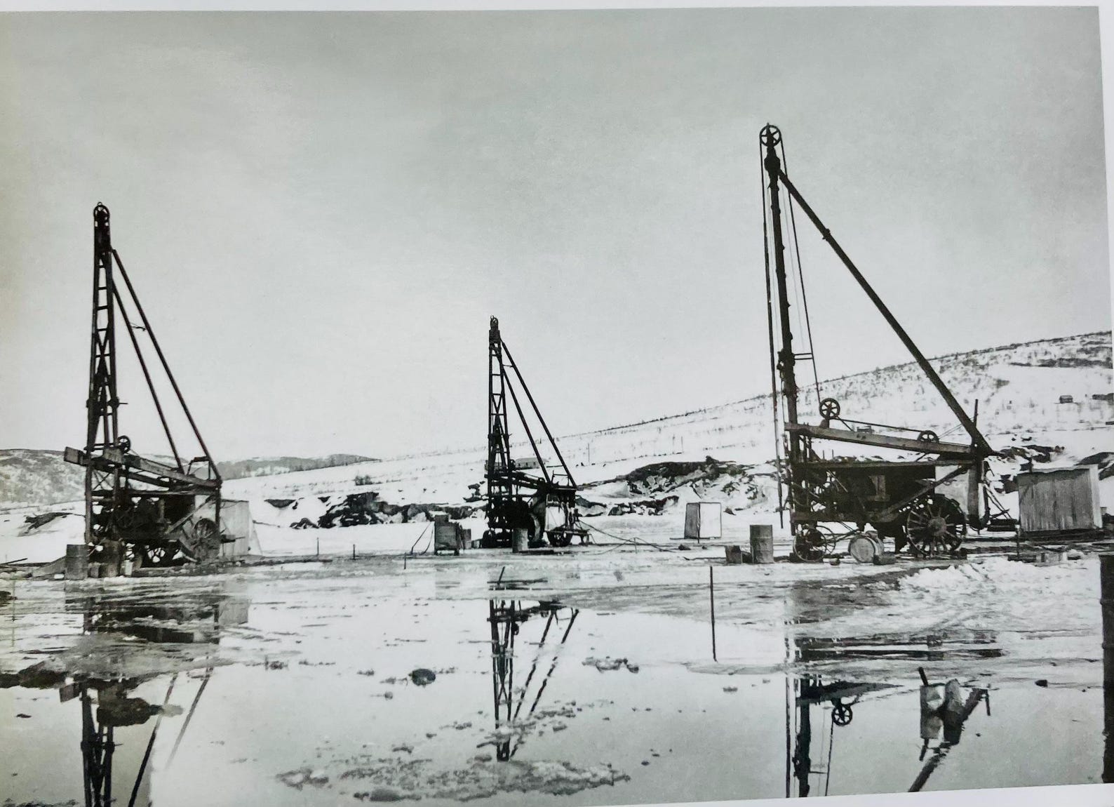 1940’s Early Alaska Oil Drilling Rigs, Alaska History-high Resolution ...