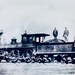 D & D RR Pre-1895 Locomotive #1 Plus Crew, Black and White High ...