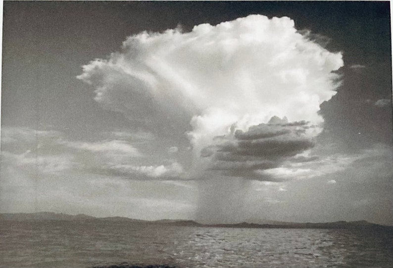 Lake Mead Thundercloud Formation-1970’s Leo Seitlinger Photo, Black ...