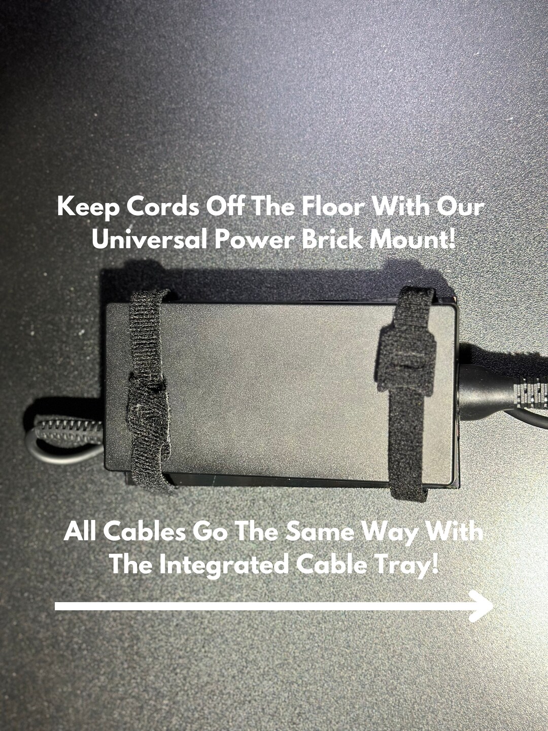 Cable Management Power Brick Mount Eco-friendly With Velcro Straps ...