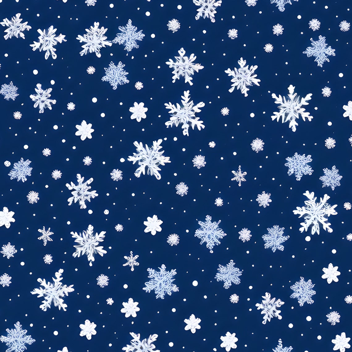 Snow Flakes Seamless Designs Seamless Papers - Etsy