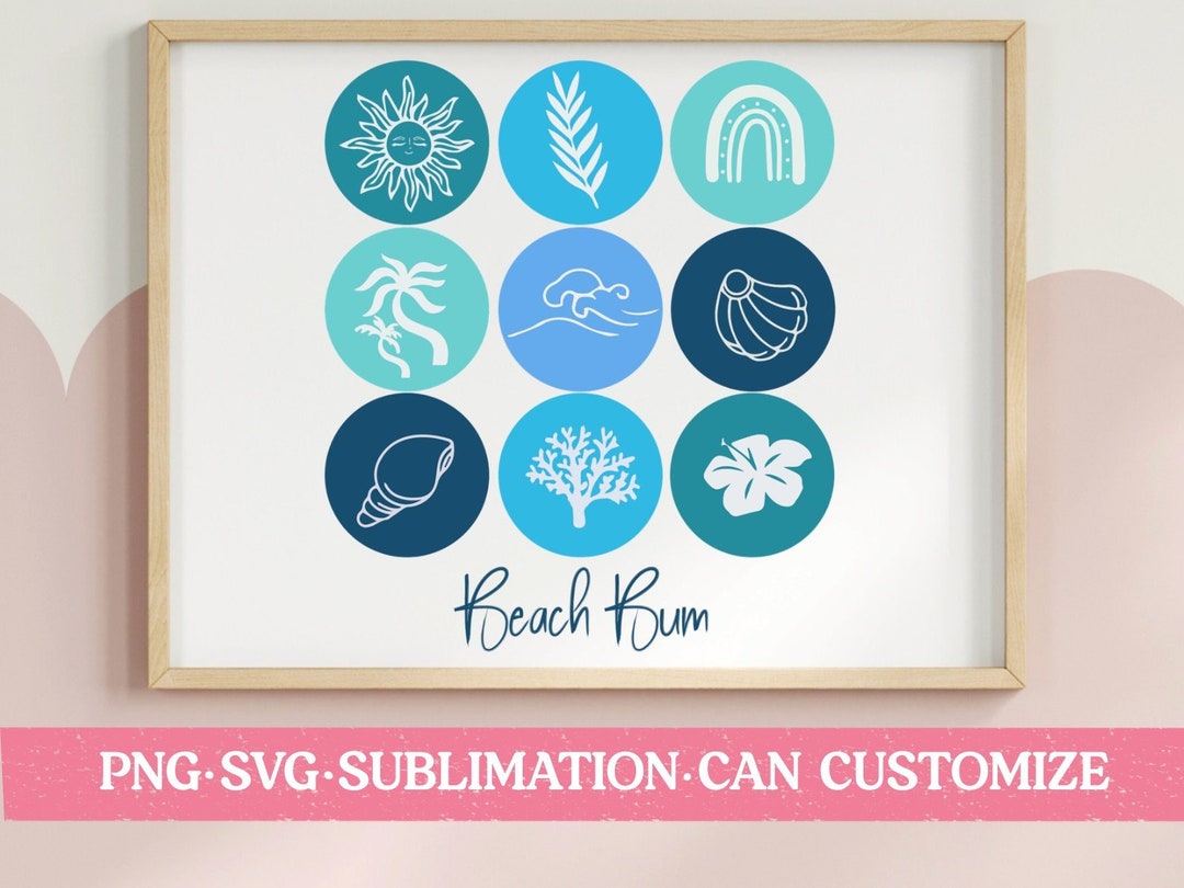 Beach Bum PNG & SVG | Digital Download | Travel Clipart | Girl's Trip ...