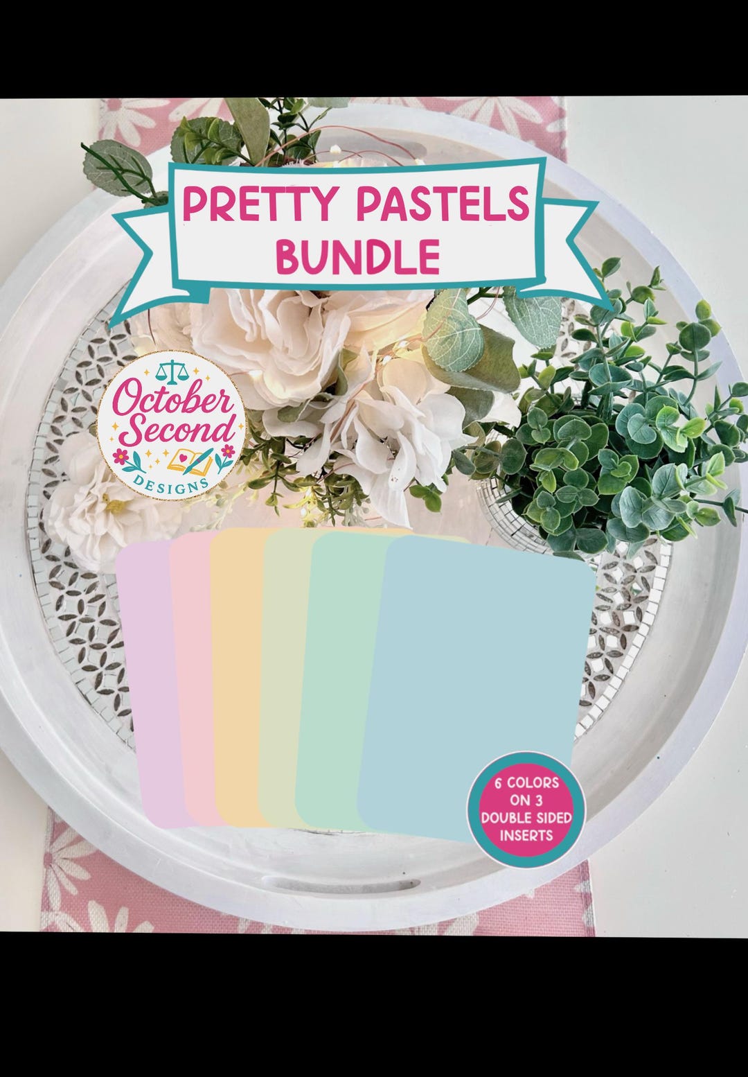 Reversible E-reader Case Insert for Kindle Devices: Pretty Pastels ...