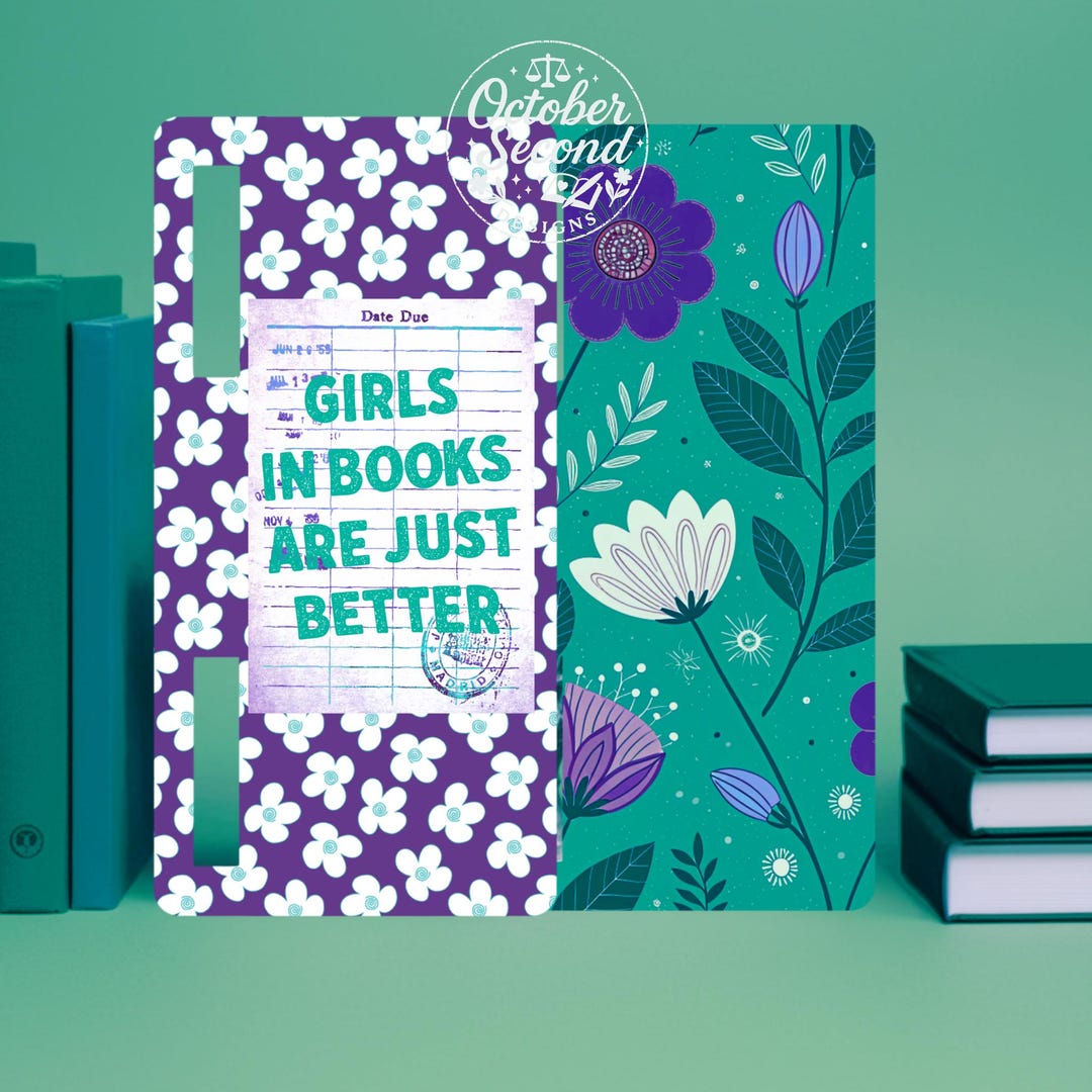 Reversible E-reader Case Insert for Boox Devices: Girls in Books Are ...