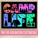 Camp Life PNG & SVG Digital Download Travel Clipart Family Trip ...