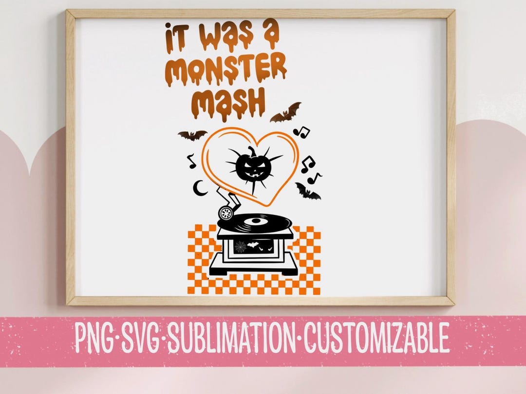 Monster Mash - Cute Halloween Graphic Skull Witchy SVG PNG | Feminine ...