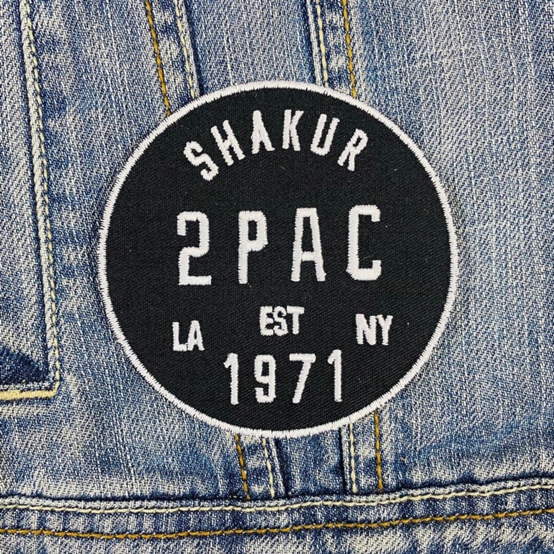 Tupac 2pac 5 Embroidered Patch Badge Applique Iron on 725056 - Etsy