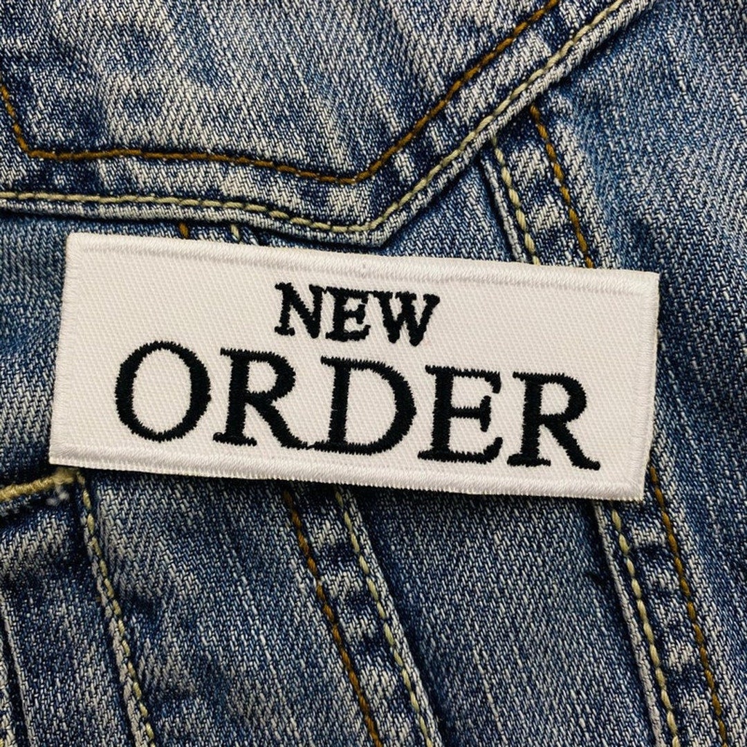 New Order Embroidered Patch Badge Applique Iron on 382657 - Etsy