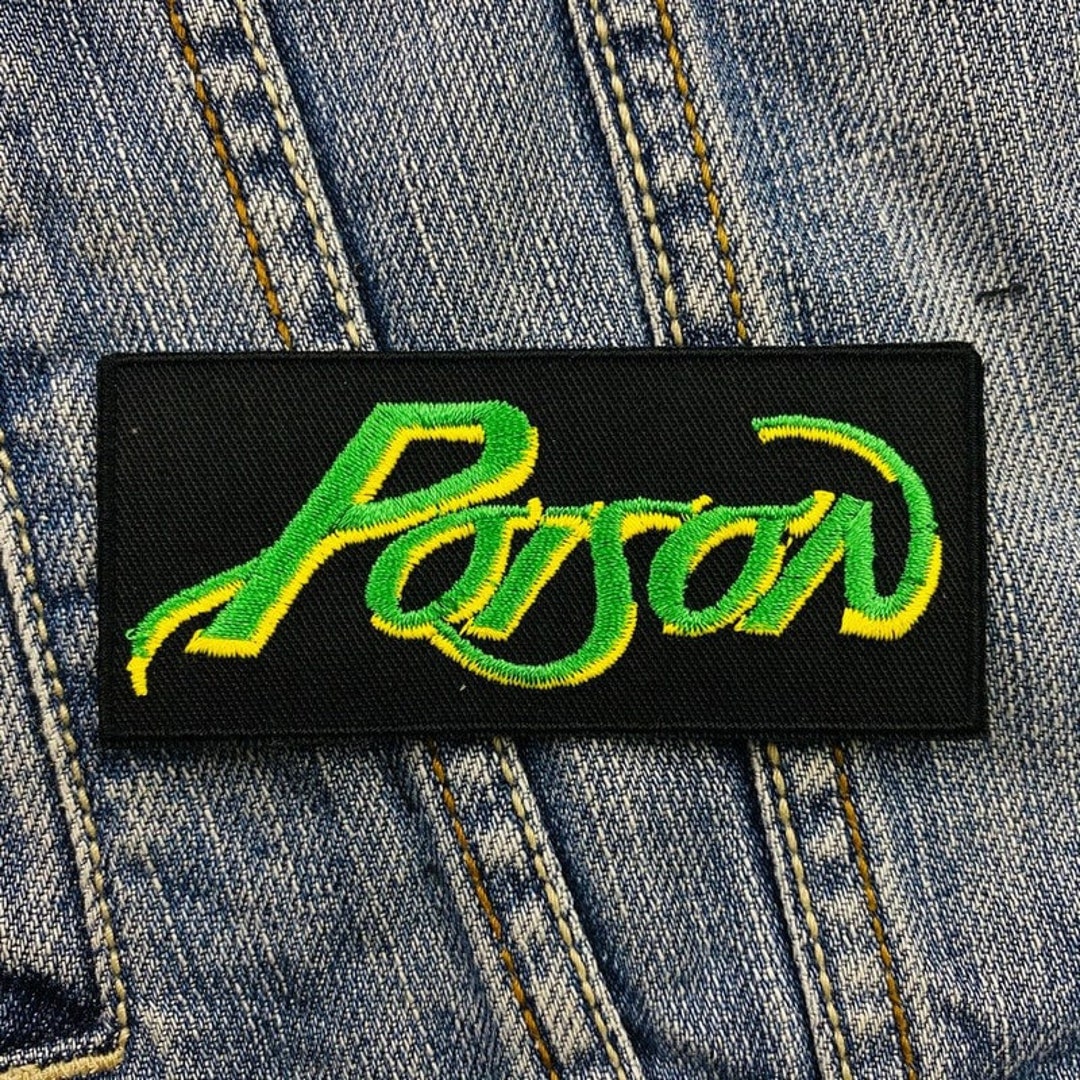 Poison Embroidered Patch Badge Applique Iron on 382808 - Etsy