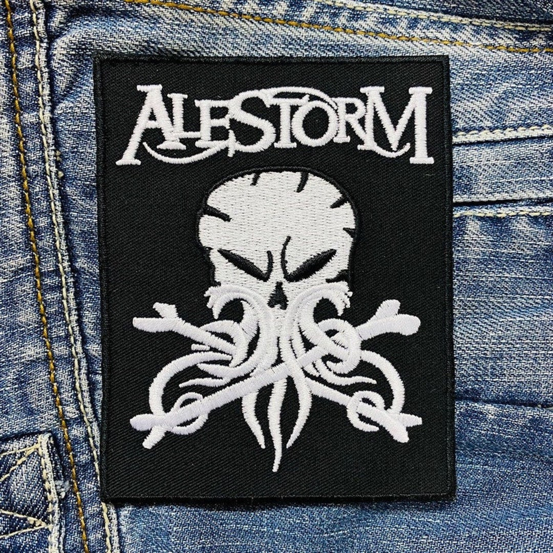Alestorm Squid Embroidered Patch Badge Applique Iron on 500532 - Etsy