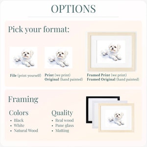 Mini Pet Portraits - Hand Sketched and Painted, Made to Order Custom ...