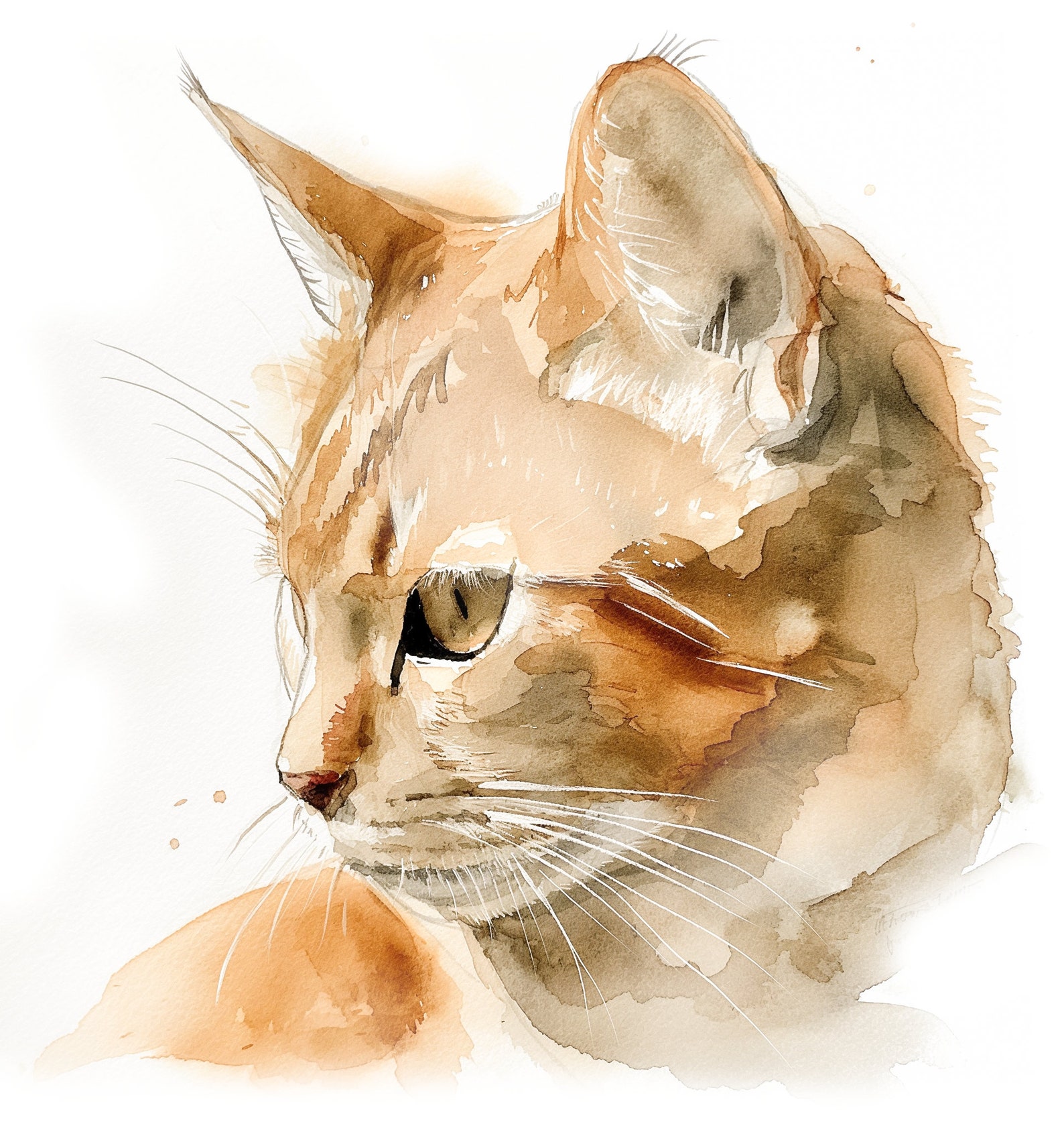 Mini Pet Portraits - Hand Sketched and Painted, Made to Order Custom ...
