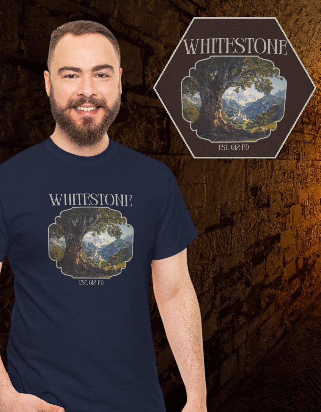 Vox Machina Whitestone & Sun Tree Shirt | Critical Role| Whitestone ...