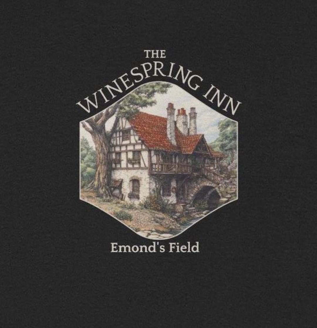 Wheel of Time Tavern Tshirt Winespring Inn Rand Al'thor, Mat Cauthon ...