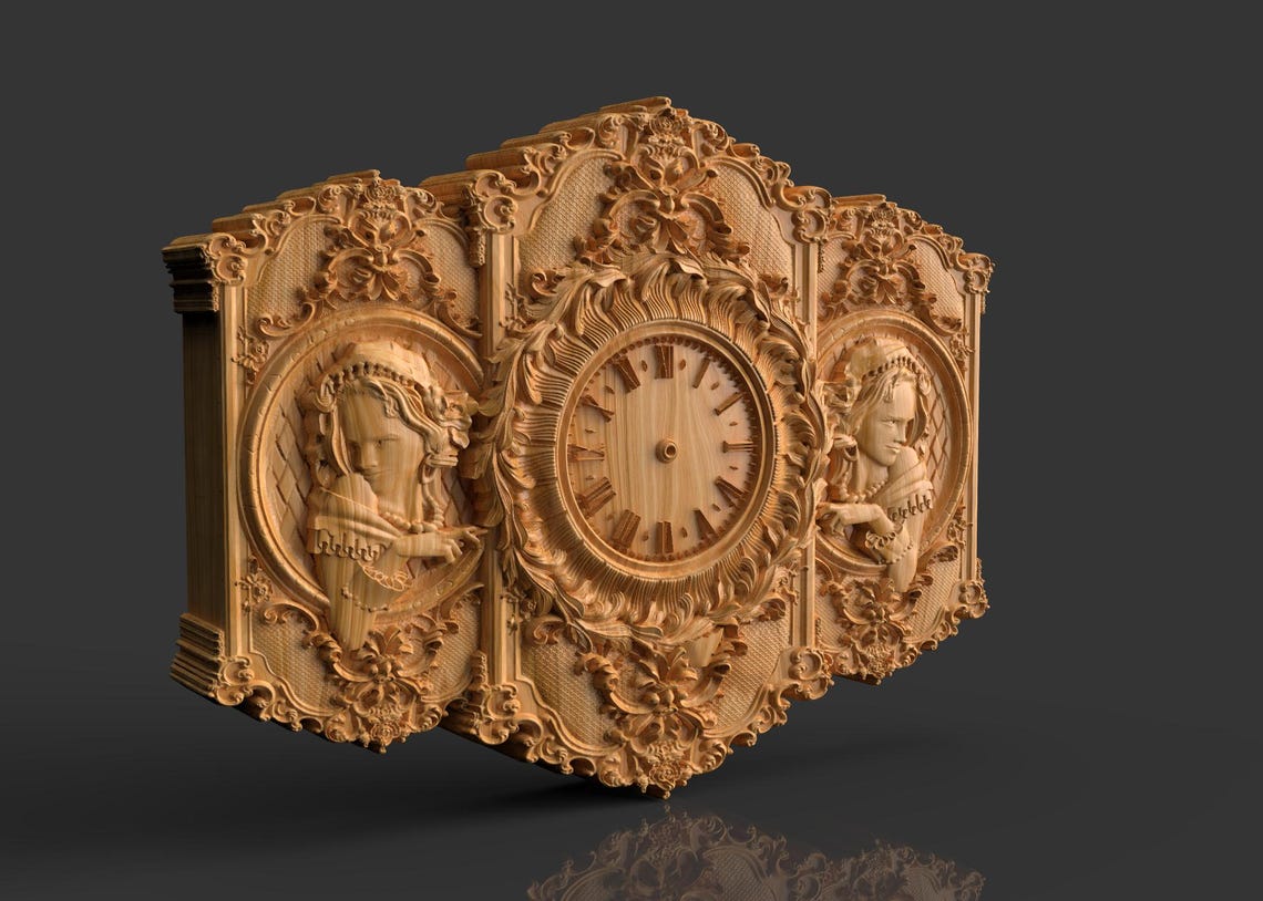 3D Wall Clock STL FİLES - Etsy