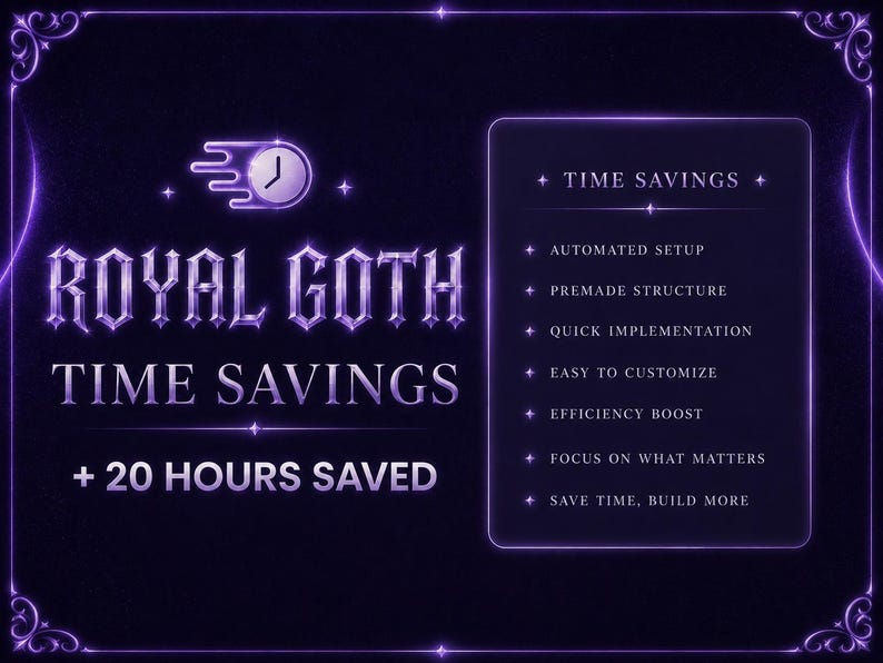 Royal Goth Discord Server Template | (emojis - Channels - Roles ...