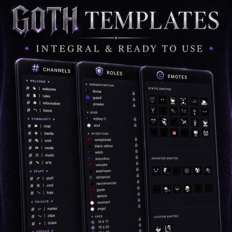 Aesthetic Discord Server Templates - Etsy