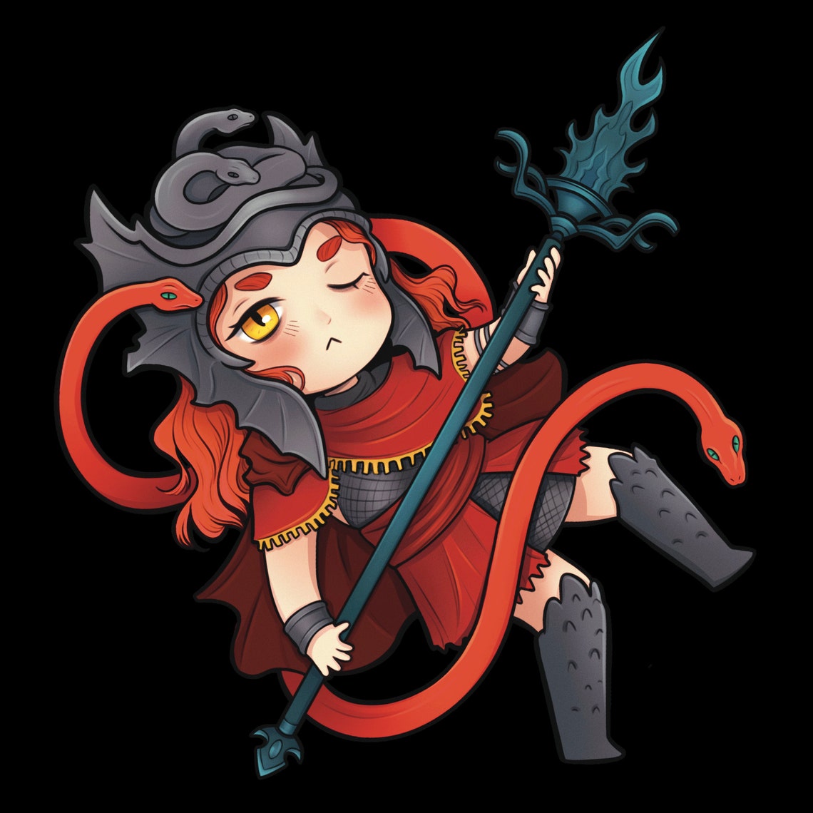 Chibi Messmer the Impaler Vinyl Sticker Elden Ring - Etsy