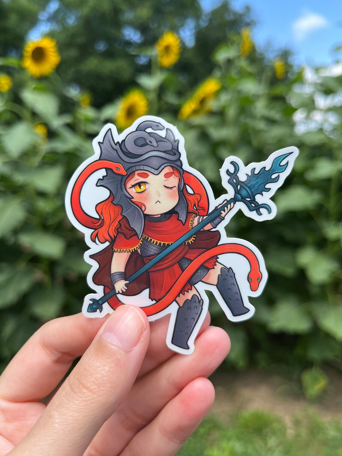 Chibi Messmer the Impaler Vinyl Sticker Elden Ring - Etsy