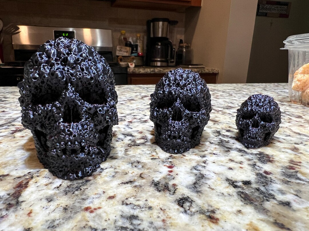 3D Printed Skull of Skulls Halloween Decoration - Etsy