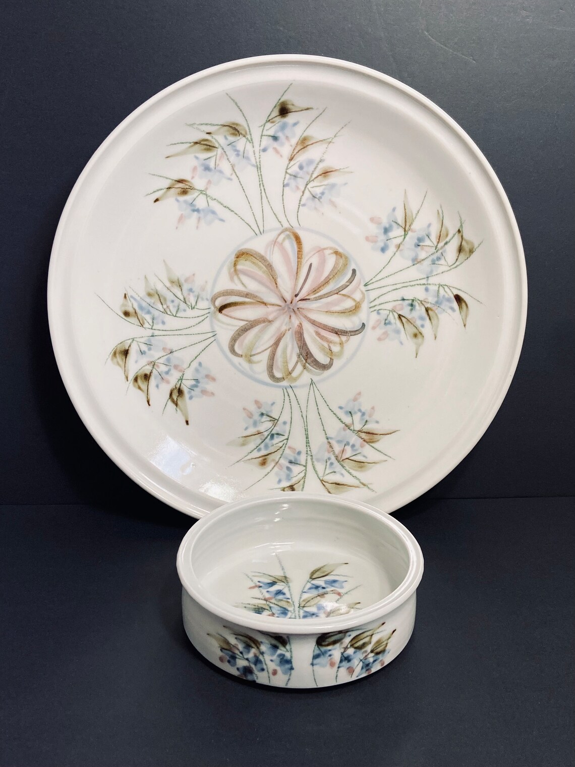 Vintage Joseph Panacci Studio Pottery Canada Otagiri Style Appetizer ...