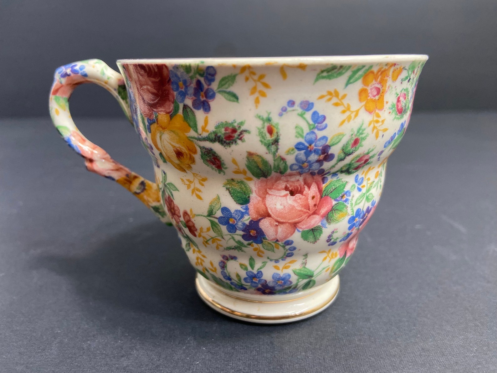 Vintage James Kent Ltd Longton Rosalynde English Rose Chintz Tea Cup ...