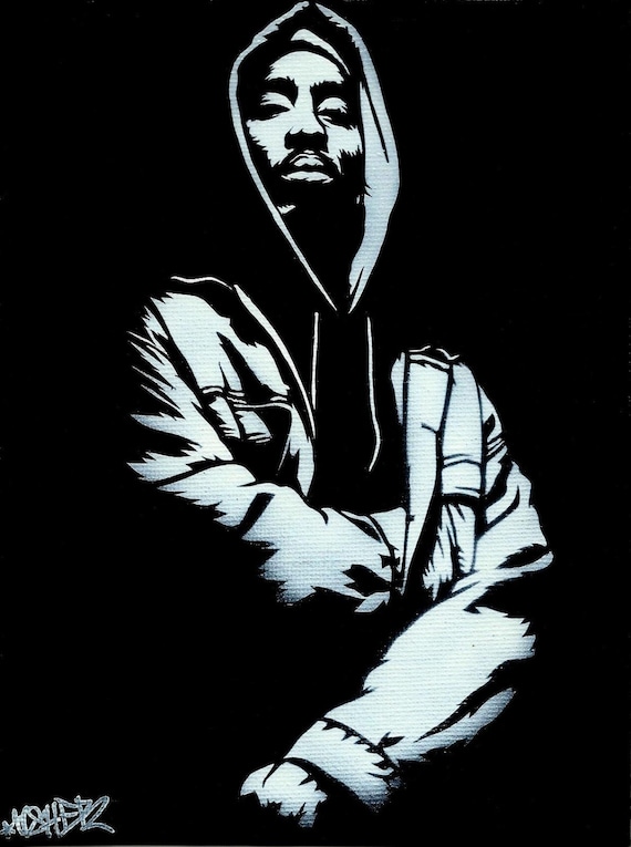 Tupac Stencil