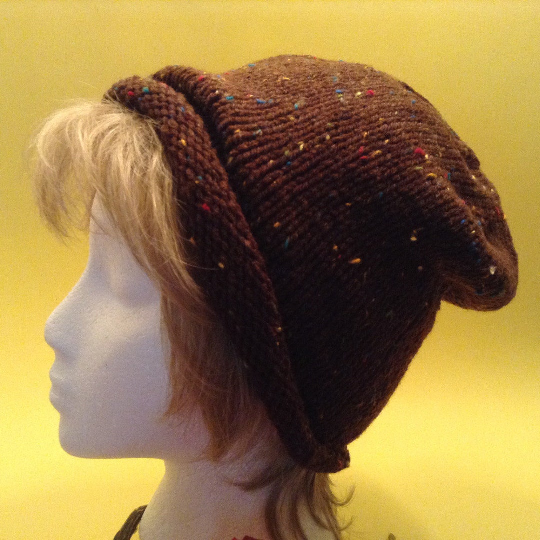 Slouchy Hat/beanie Slouchy/unisex Slouch Hat/brown Slouch Hat/gift for ...