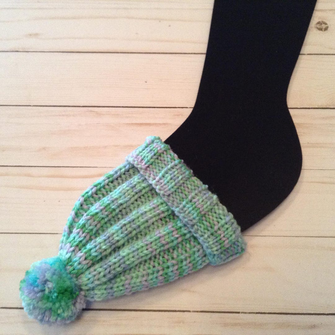 Foot Surgery Gift/cast Sock/lilac and Green Cast Sock/toe Cozy/cast Toe ...
