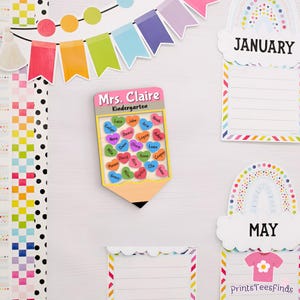 Personalized Teacher Magnet, Teacher Appreciation Gift, Thank You Gift ...