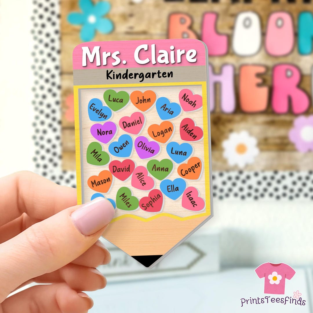 Personalized Teacher Magnet, Teacher Appreciation Gift, Thank You Gift ...