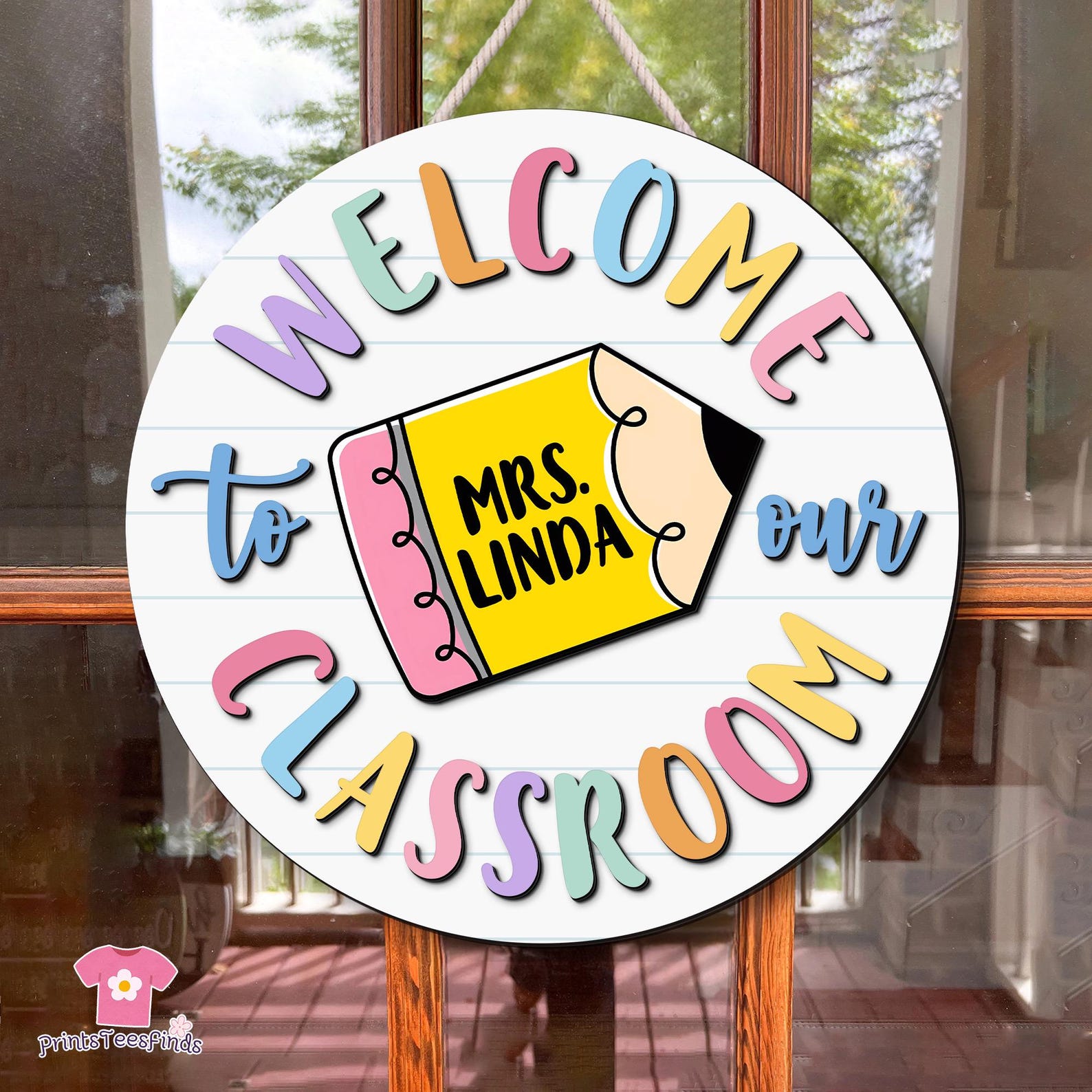 Teacher Door Hanger, Teacher Door Sign, Classroom Decor, Teacher ...