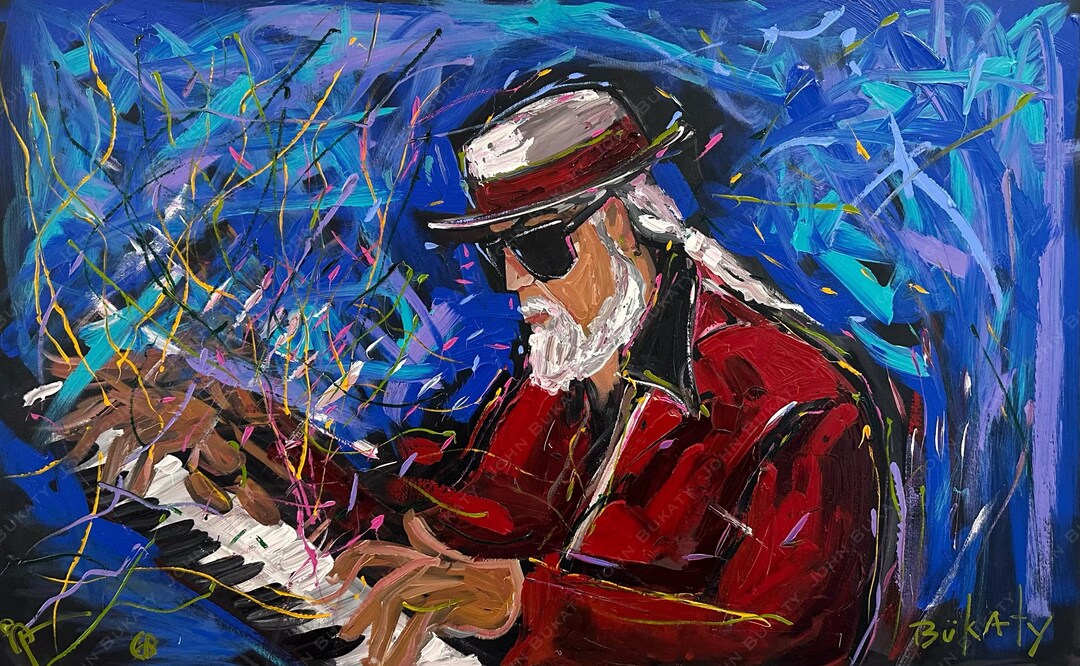 Dr. John Art - Original Painting by John Bukaty | 30 X 48 | Acrylic on ...