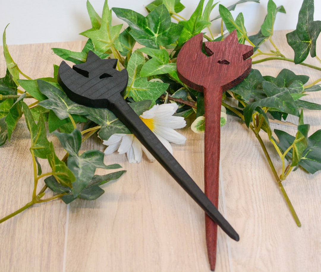 Handcrafted Wooden Hair Pins, Hair Sticks, Elegant Designs - Etsy