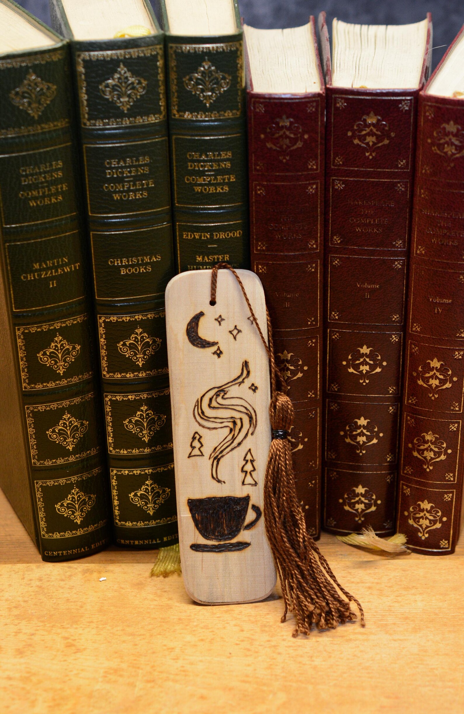 Handmade Wooden Bookmark, Wood Grain Bookmarks. Elegant Designs. - Etsy