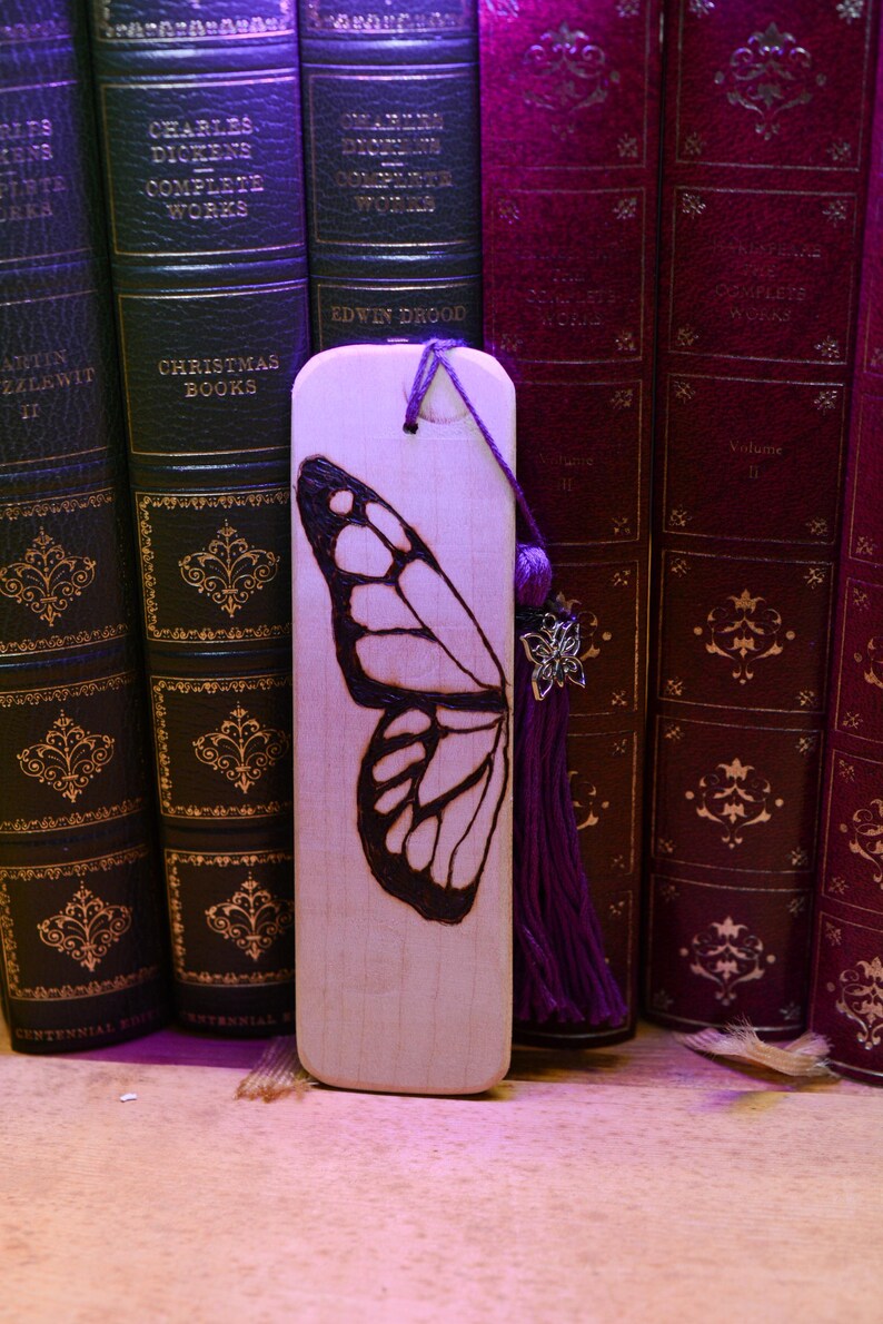 Handmade Wooden Bookmark, Wood Grain Bookmarks. Elegant Designs. - Etsy