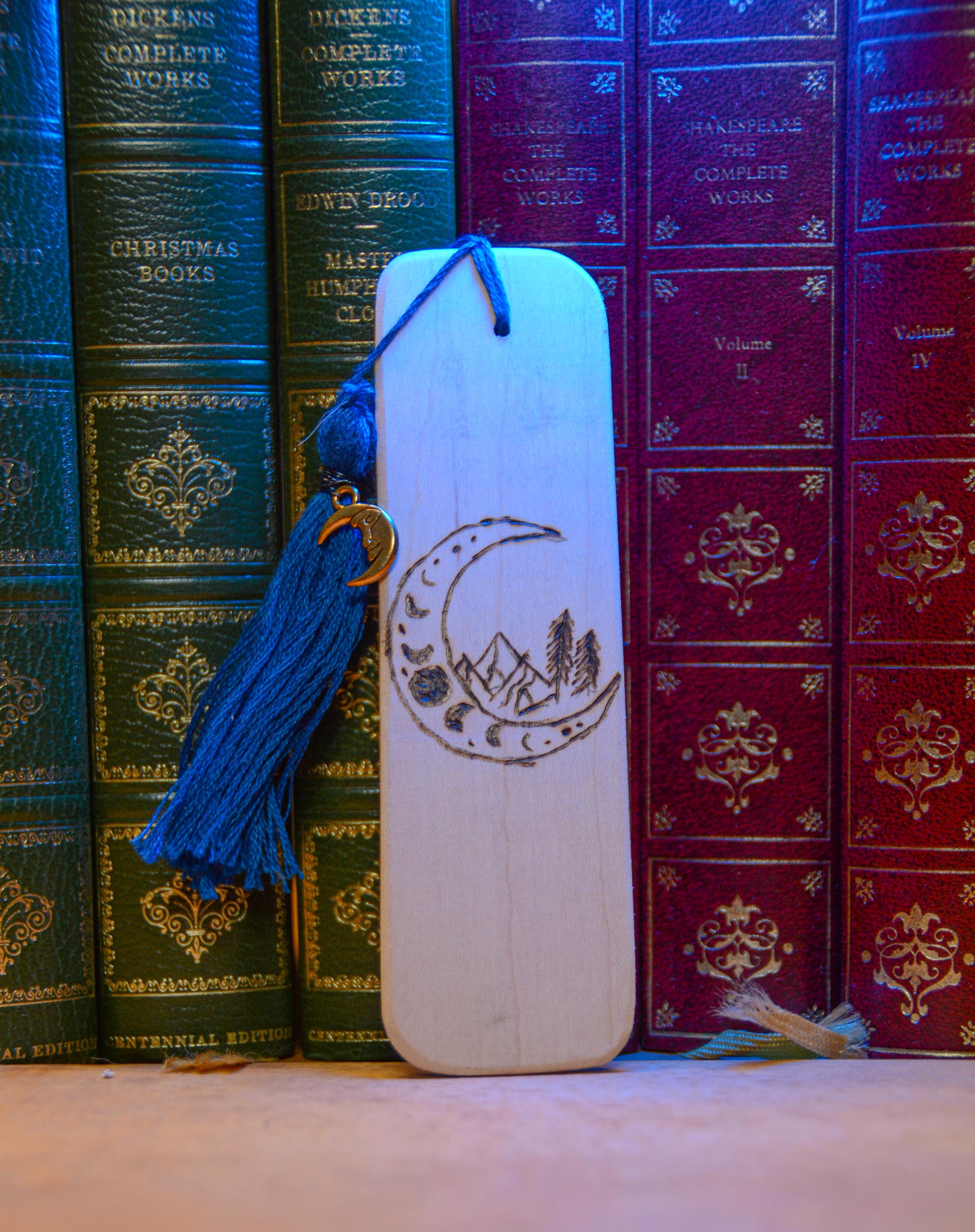 Handmade Wooden Bookmark, Wood Grain Bookmarks. Elegant Designs. - Etsy