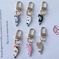 Cat Keychain - Etsy