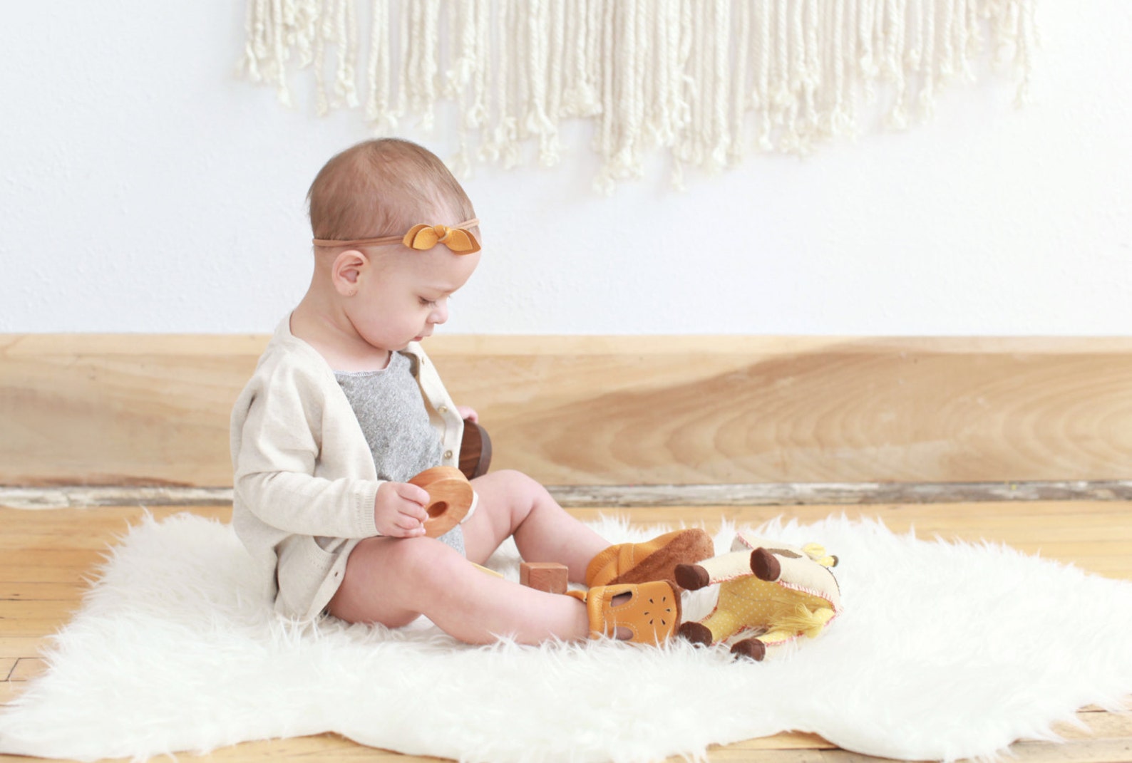 Tan Mountains Soft Soled Leather Shoes Slippers Baby and - Etsy