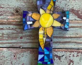 Mosaic Cross | Etsy
