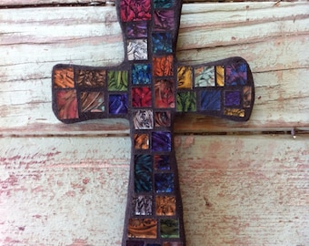 Mosaic Cross | Etsy