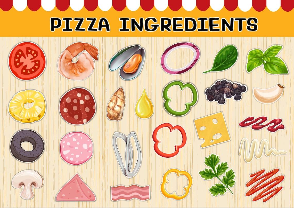 Build a Pizza Game, Make a Pizza, Pizza Pretend Play,preschool ...