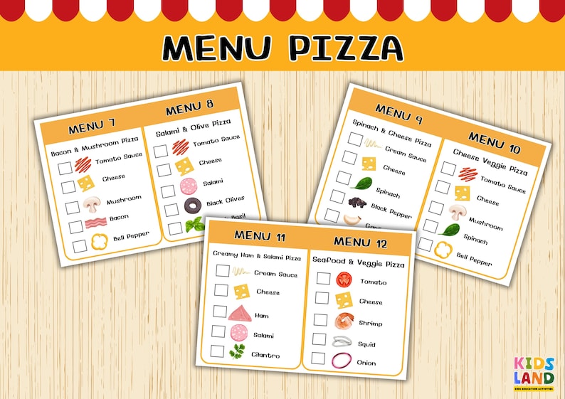Build a Pizza Game, Make a Pizza, Pizza Pretend Play,preschool ...