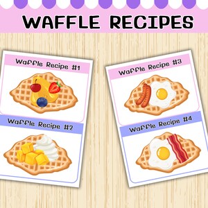 Build a Waffle Game, Waffle Pretend Play,preschool, Learning Activity ...