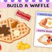 Build a Waffle Game: Pretend Play Set for Kids (PDF Pattern) - Etsy