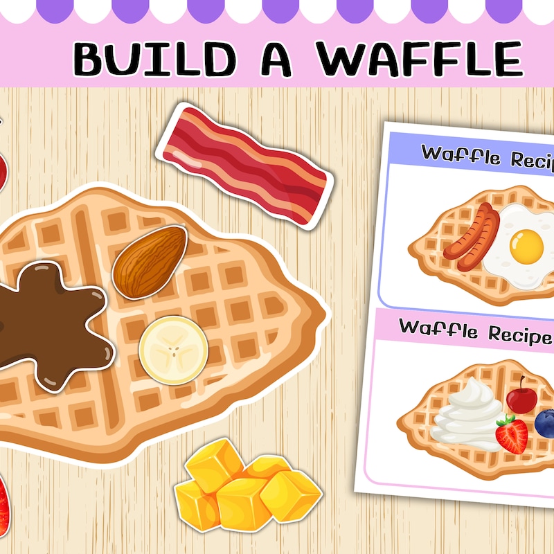 Waffle Toy - Etsy