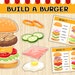 Build a Burger Game, Burger Pretend Play,preschool , Learning Activity ...