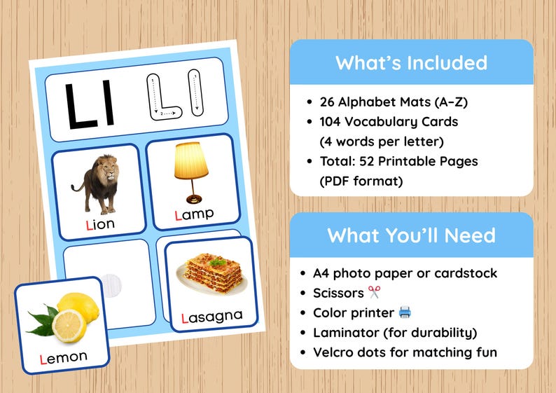 Phonics Printable Activity, Alphabet Matching Preschool, Letter ...