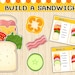 Build a Sandwich Game: Pretend Play Learning Activity (PDF) - Etsy